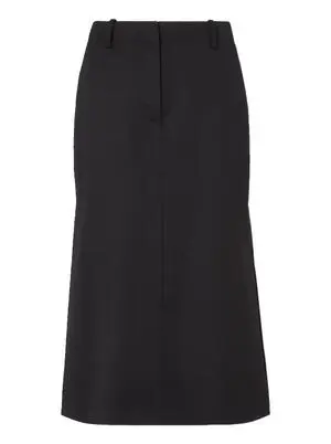 Fendi Belted Midi Skirt - Black