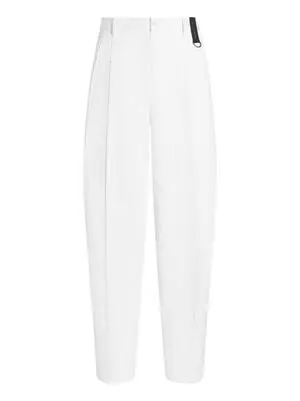 Dolce & Gabbana Cotton Gabardine Tailored Trousers - White
