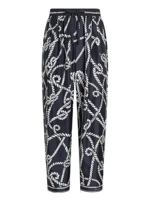 Dolce & Gabbana Printed Silk Twill Vanity Trousers - Multi-color