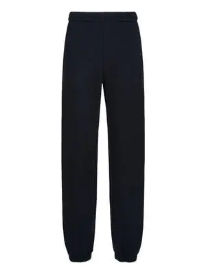 Attico The Attico Penny Logo Embossed Long Pants Black