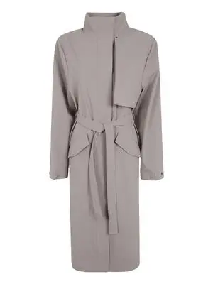 Rains Long-sleeved Trench Coat - Beige