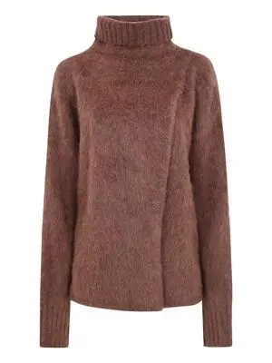 UMA WANG Turtleneck Sweater - Mustard