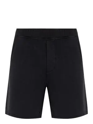 Dsquared2 Logo Printed Jersey Shorts - Black