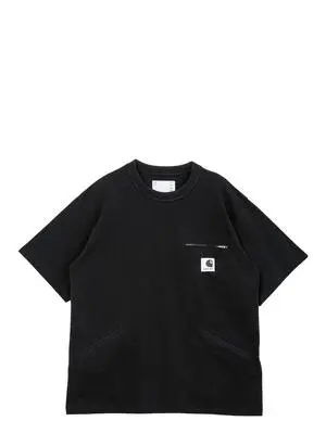 Sacai X Carhartt Wip Jersey T-shirt - Black