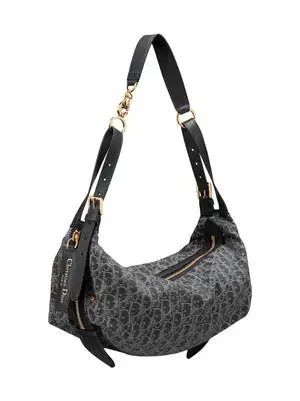 Dior Dior Medium D-Journey Bag Black