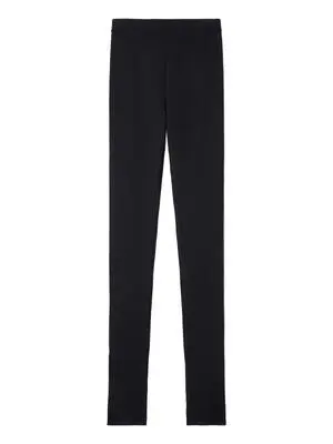 Off-White Logo Band Flared Leggings - Black