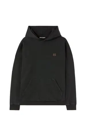 PALM ANGELS Palm Angels Back Foggy Logo Printed Hoodie