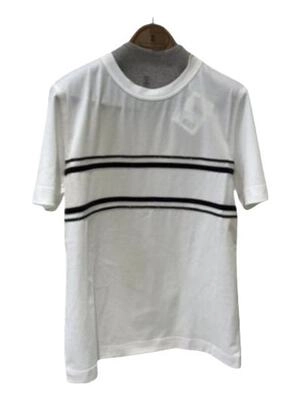 Brunello Cucinelli Striped T-shirt - Gray
