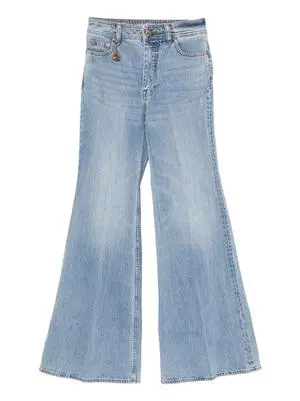 Zimmermann Charm Flared Jeans - Blue