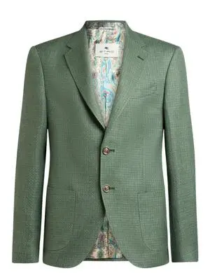 Etro Single-breasted Jacket - Green
