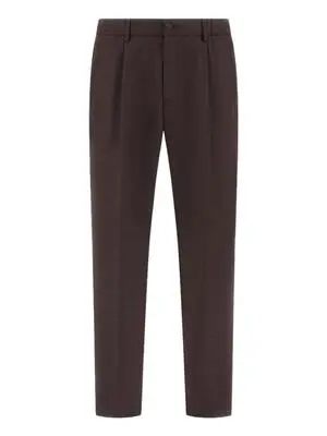 Herno Pleated Casual Trousers - Black
