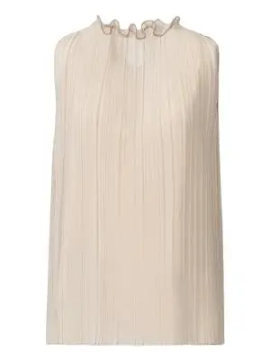 Fabiana Filippi Pleated Vest - Beige