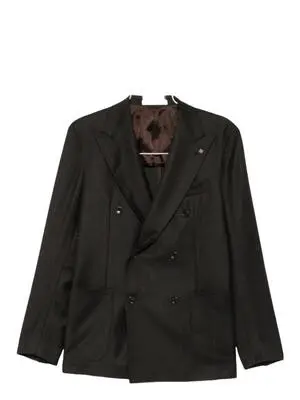 Tagliatore Long-sleeve Suit Set - Grey