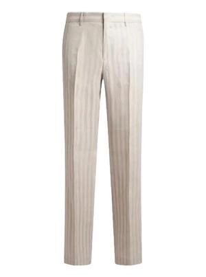 Etro Striped Tailored Trousers - Nude