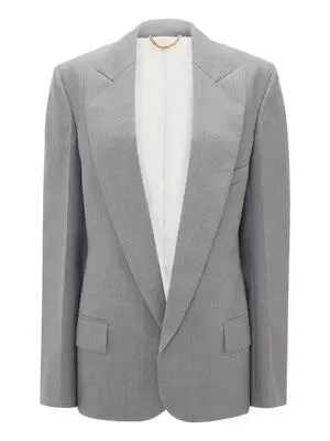 Victoria Beckham Sculptural Sleeve Jacket - Gray