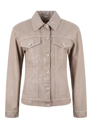 Brunello Cucinelli Collared Long-sleeved Casual Jacket - No