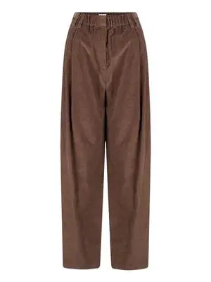 Brunello Cucinelli Casual Trousers With Belt Loops - Brown