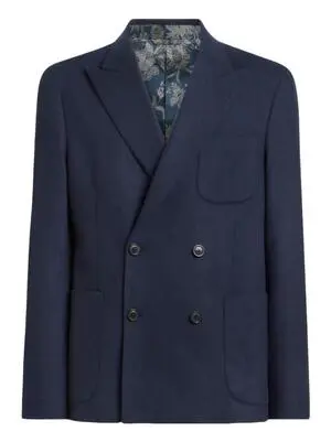 ETRO Double-breasted Peak-lapel Blazer