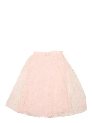 Chloé Elastic Waist Midi Skirt - Nude