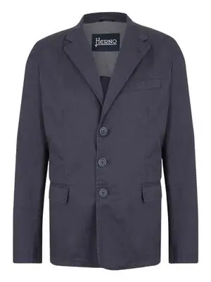 Herno Long-sleeved Tailored Blazer - Black