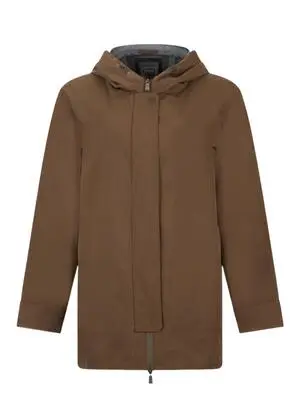Herno Zip-up Hooded Coat - Green