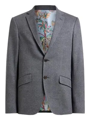 Etro Long-sleeved Suit Jacket With Notch Lapels - No
