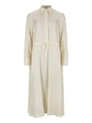 Herno Long-sleeved Dress - White