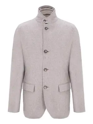 Herno Stand Collar Jacket - Gray