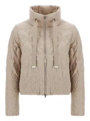 Herno Quilted High-neck Zip-up Jacket - Chantilly