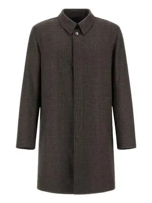 Herno Long-sleeved Coat - Black