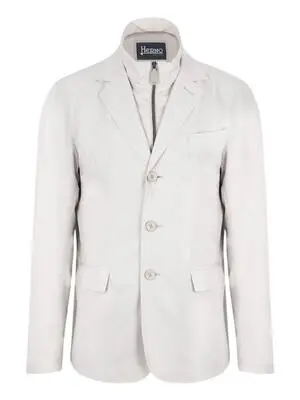 Herno High-neck Casual Jacket - White