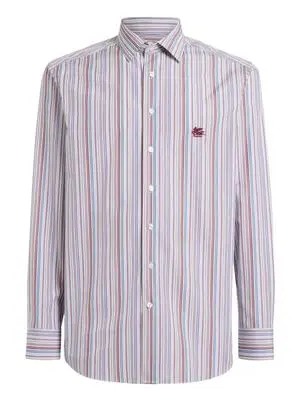 Etro Striped Cotton Shirt - Multicolor