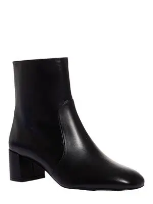 STUART WEITZMAN Zippered Ankle Boots - Black