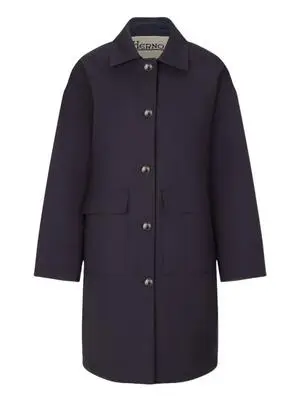 Herno Long-sleeved Coat - Black