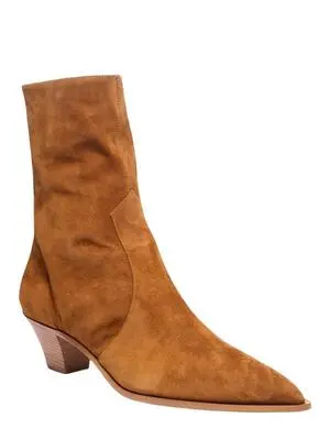 AQUAZZURA Suede Ankle Boots - No