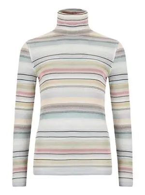 Missoni Long-sleeved High-neck Sweater - White
