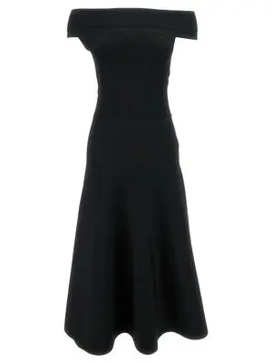 Fabiana Filippi Off-the-shoulder Waist Dress - Black