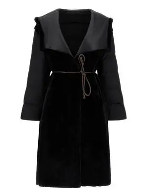 HERNO Herno Quilted Hooded Coat With Belt