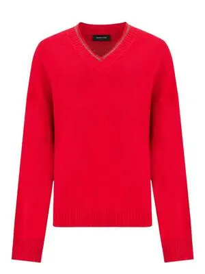 FABIANA FILIPPI Fabiana Filippi Long-Sleeved V-Neck Sweater