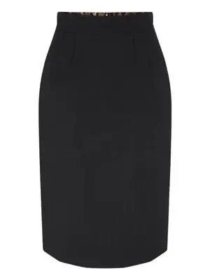 Dolce & Gabbana Straight Skirt - Black