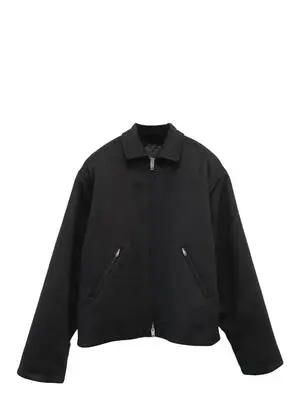 Balenciaga Zip-up Jacket With Pockets - Black