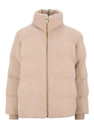 FABIANA FILIPPI Fabiana Filippi Stand-Up Collar Zipper Cotton Jacket