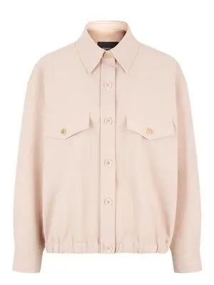 Fabiana Filippi Collared Casual Jacket - Powder