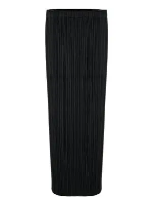 Issey Miyake Pleats Please By Issey Miyake Pleated Midi Skirt Black