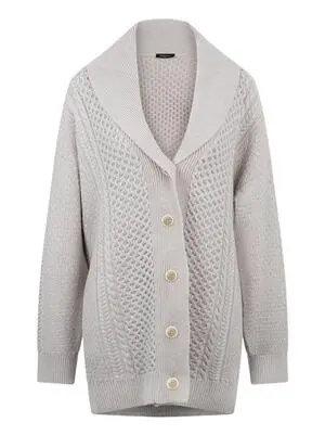 Fabiana Filippi Long-sleeved Knitted Cardigan - Greece