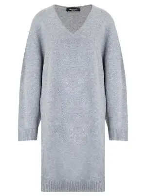 Fabiana Filippi V-neck Knit Dress - Rock