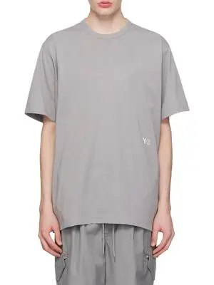 Y3 Y-3 Crewneck Short-Sleeved T-Shirt With Logo Decals And Side Pockets