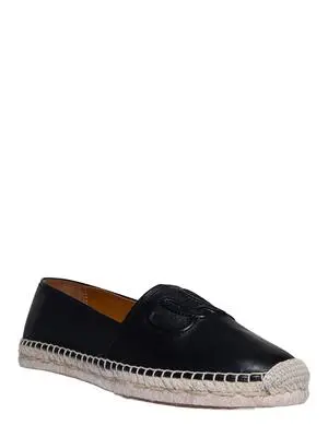 Chloé Round-toe Espadrille Flats - Black