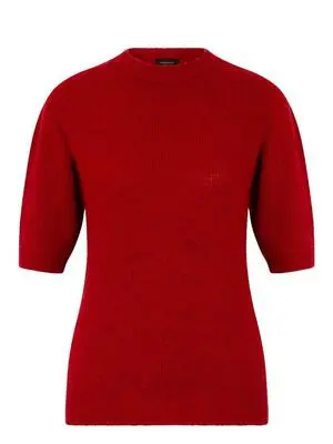 Fabiana Filippi Short-sleeved Knit Sweater - Red