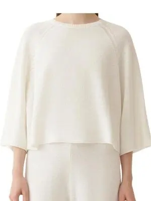 Fabiana Filippi Crew Neck Knit Sweater - White